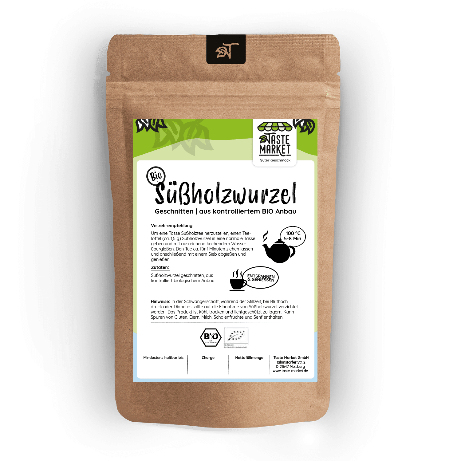 BIO Süßholzwurzel (geschnitten) │Online kaufen bei Taste Market