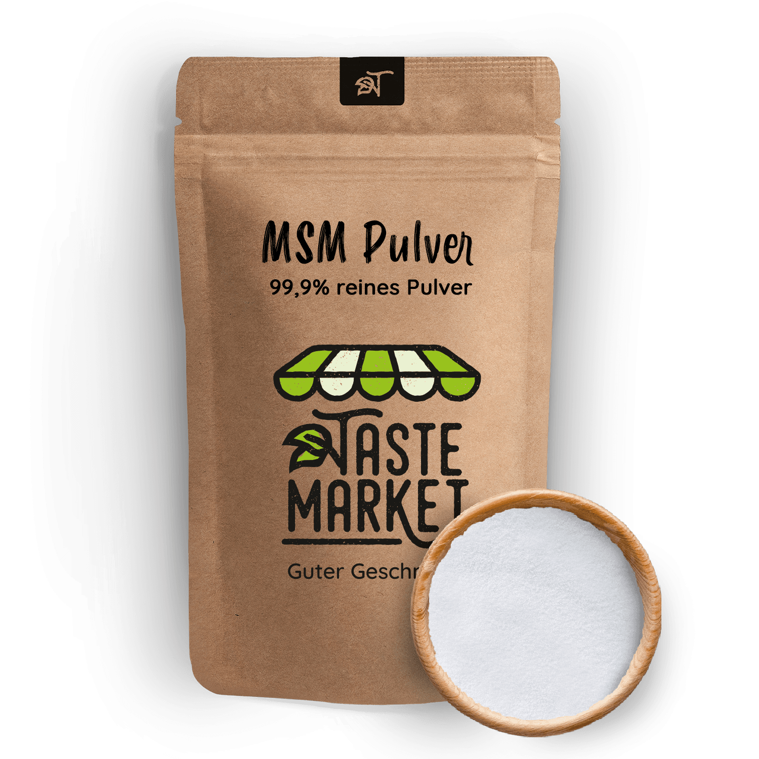 MSM Pulver kaufen │ 100g - 10kg │ Online bei Taste Market