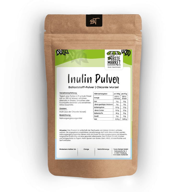 Inulin Pulver aus der Chicorée Wurzel