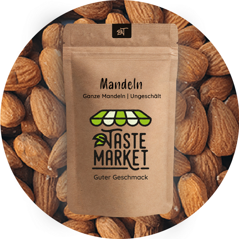 Mandeln (ganz, naturbelassen) │ 100g - 10kg │ Online kaufen bei Taste ...